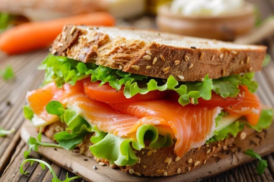 Sandwich Toasté Saumon et Fromage Frais : Facile et Délicieux - Healthy.fr