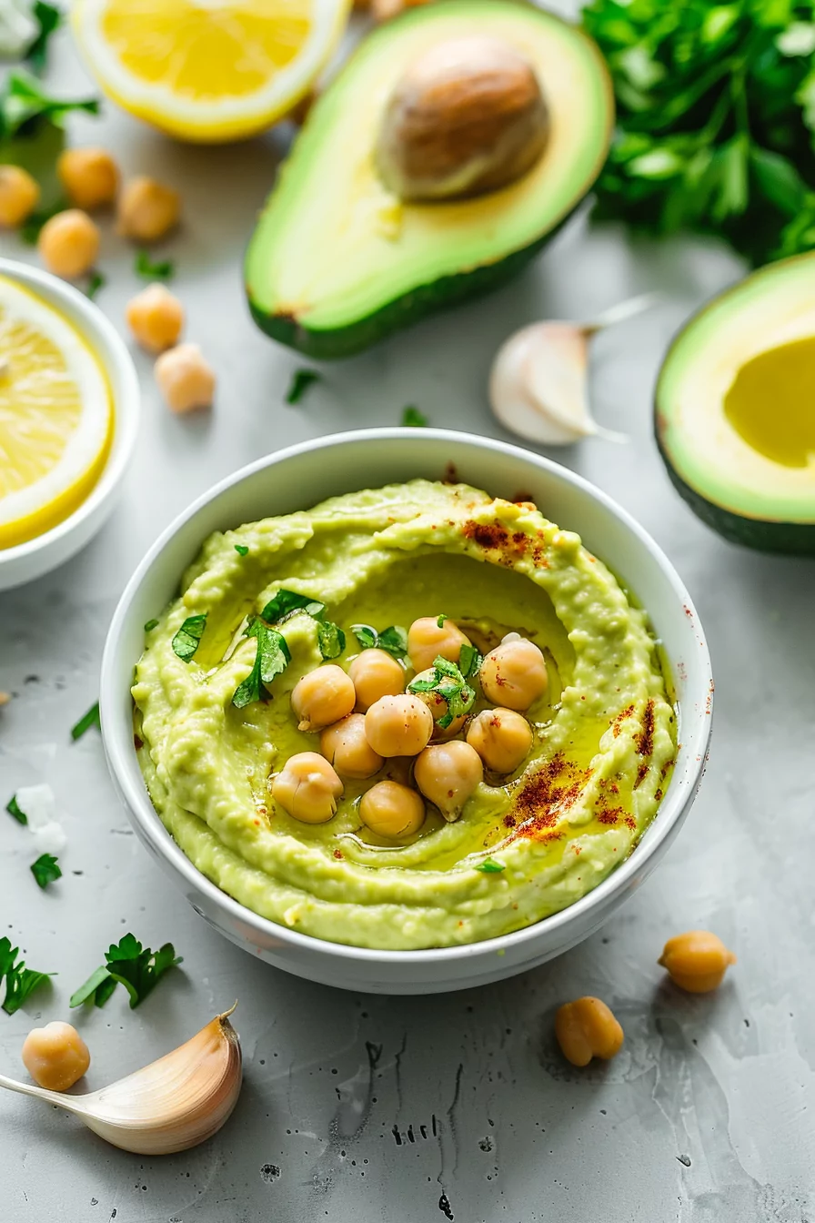Houmous healthy avocat et pois chiches - Healthy.fr